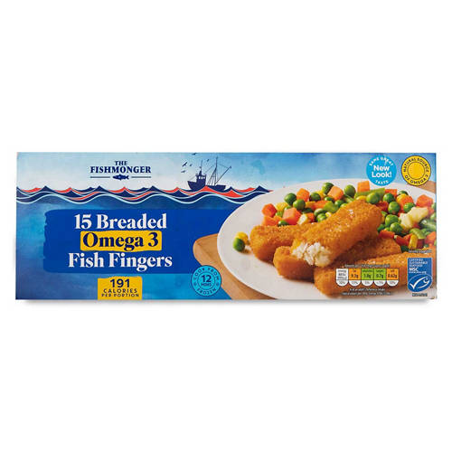 Breaded Omega 3 Fish Fingers 15 Pack | ALDI IE